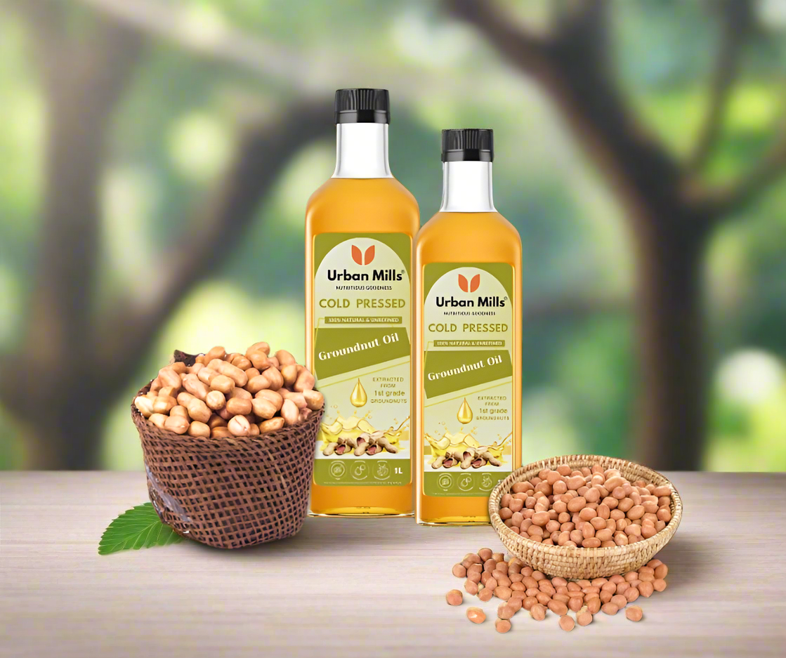 Urban Mills: Premium Cold-Pressed Oils – Groundnut, Mustard, Coconut